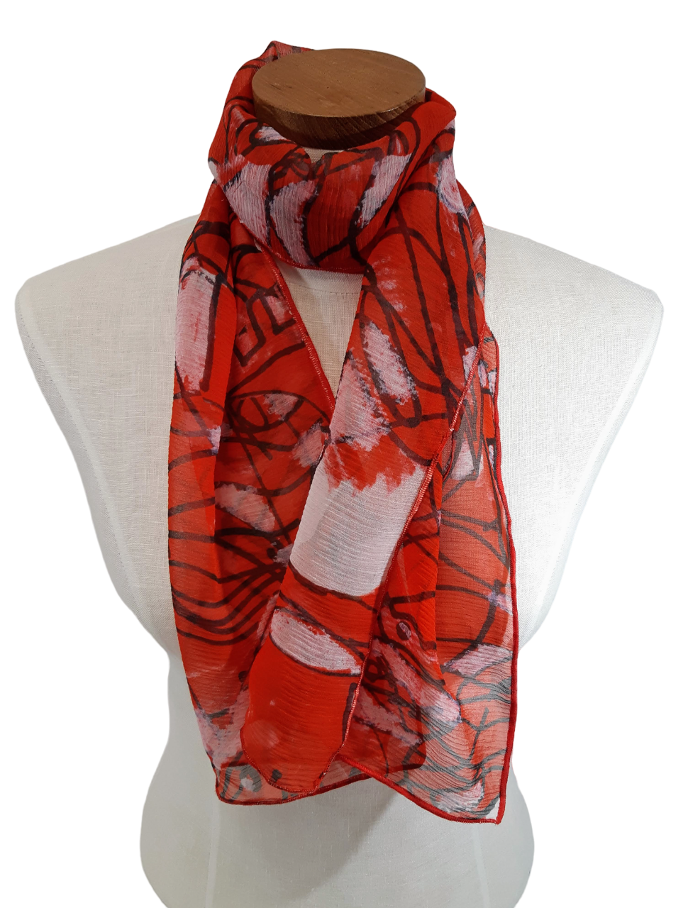 Mermaid Silk Chiffon Scarf – Lemonade Stand Designs